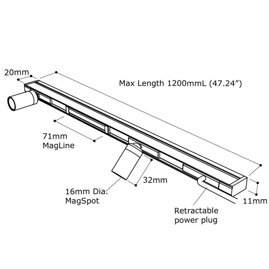 Demountable MagSpot and MagLine Version 2 | S.G.F. Associates